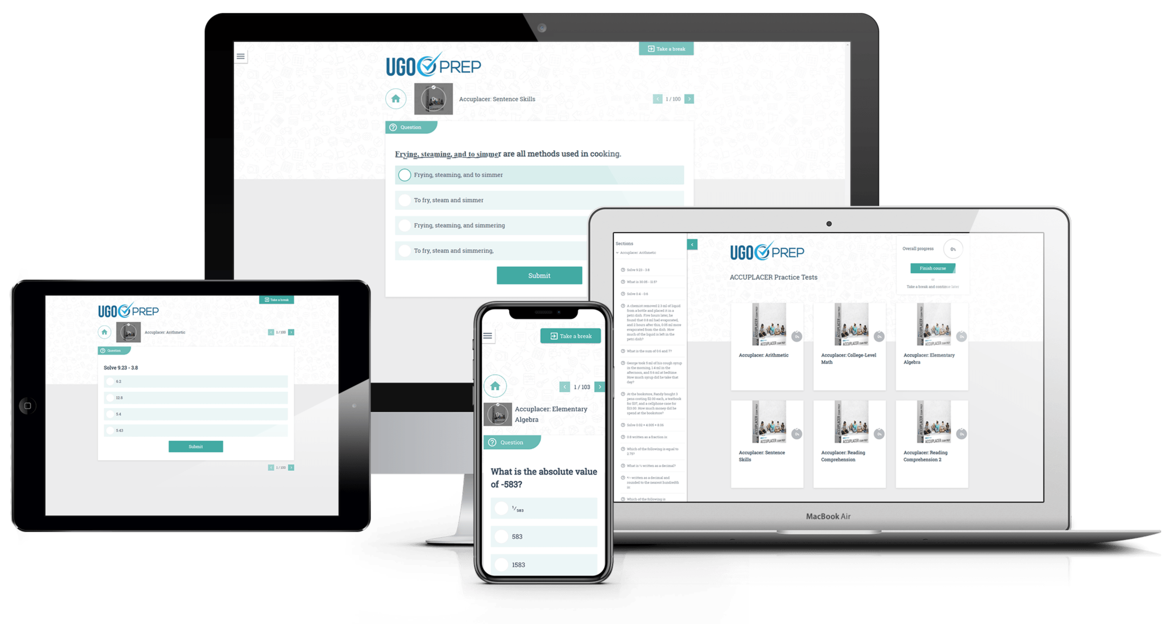 Checkout ACCUPLACER - UGO Prep